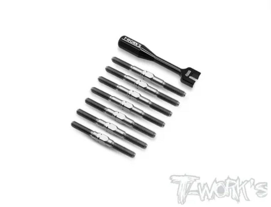 TWorks Ti Turnbuckle set - RC10B74.2 – FF Racing Ltd.